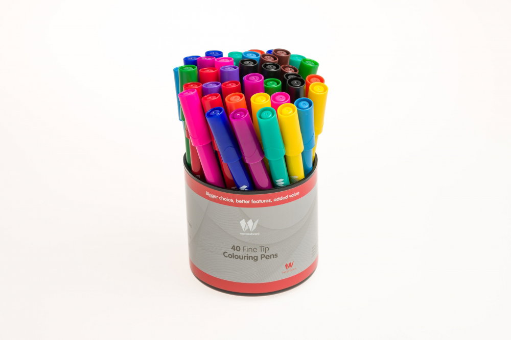 Performance Colouring Pens Broad & Fine Tip Assorted Colours Pk280 ...